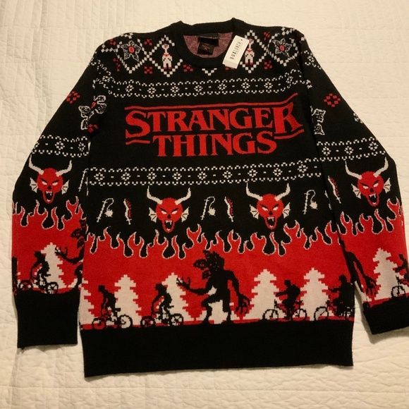 Hot Topic | Sweaters | Stranger Things Holiday Sweater Boxlunch ...